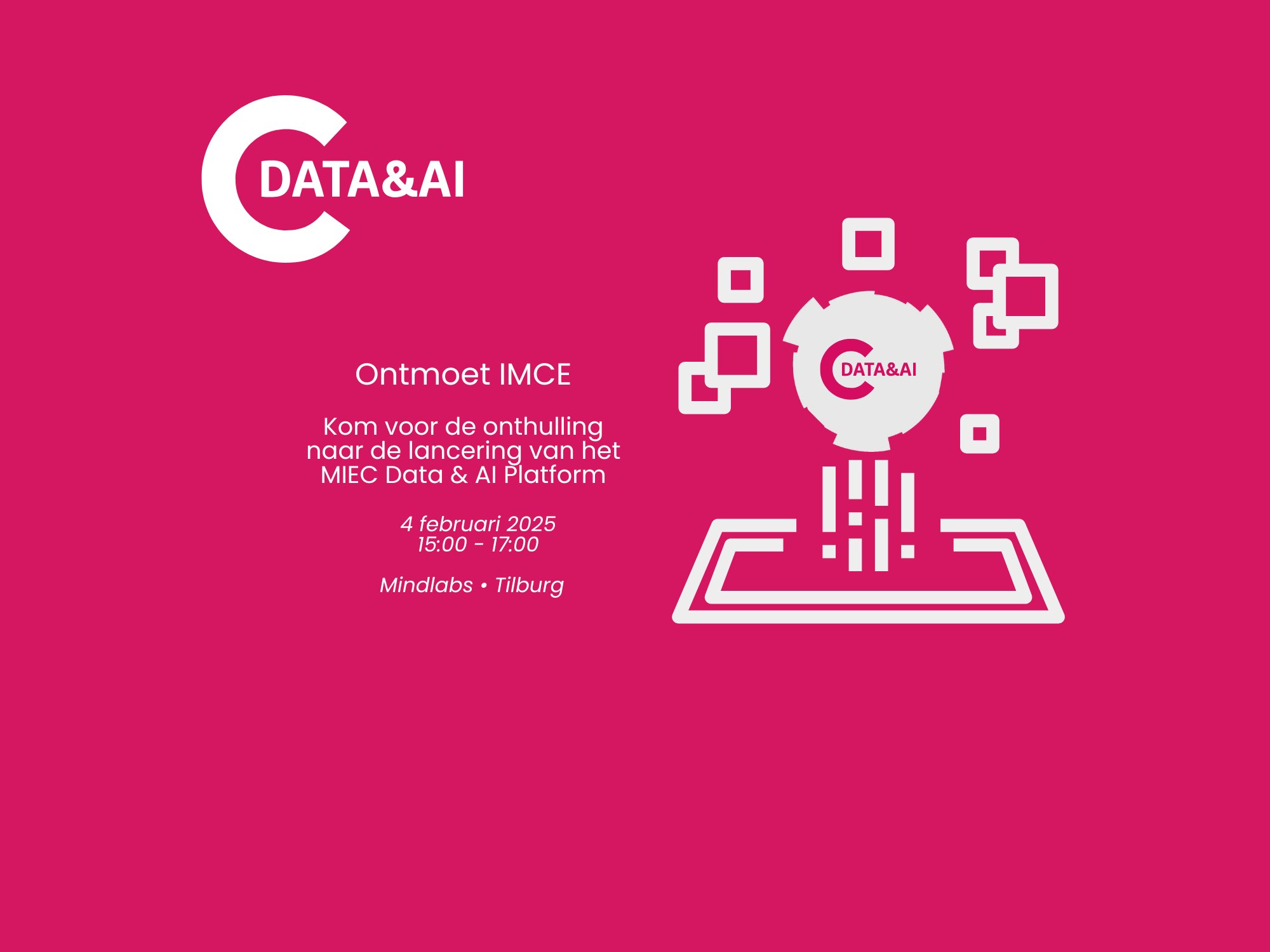 Ontmoet IMCE - Kom naar de onthulling!